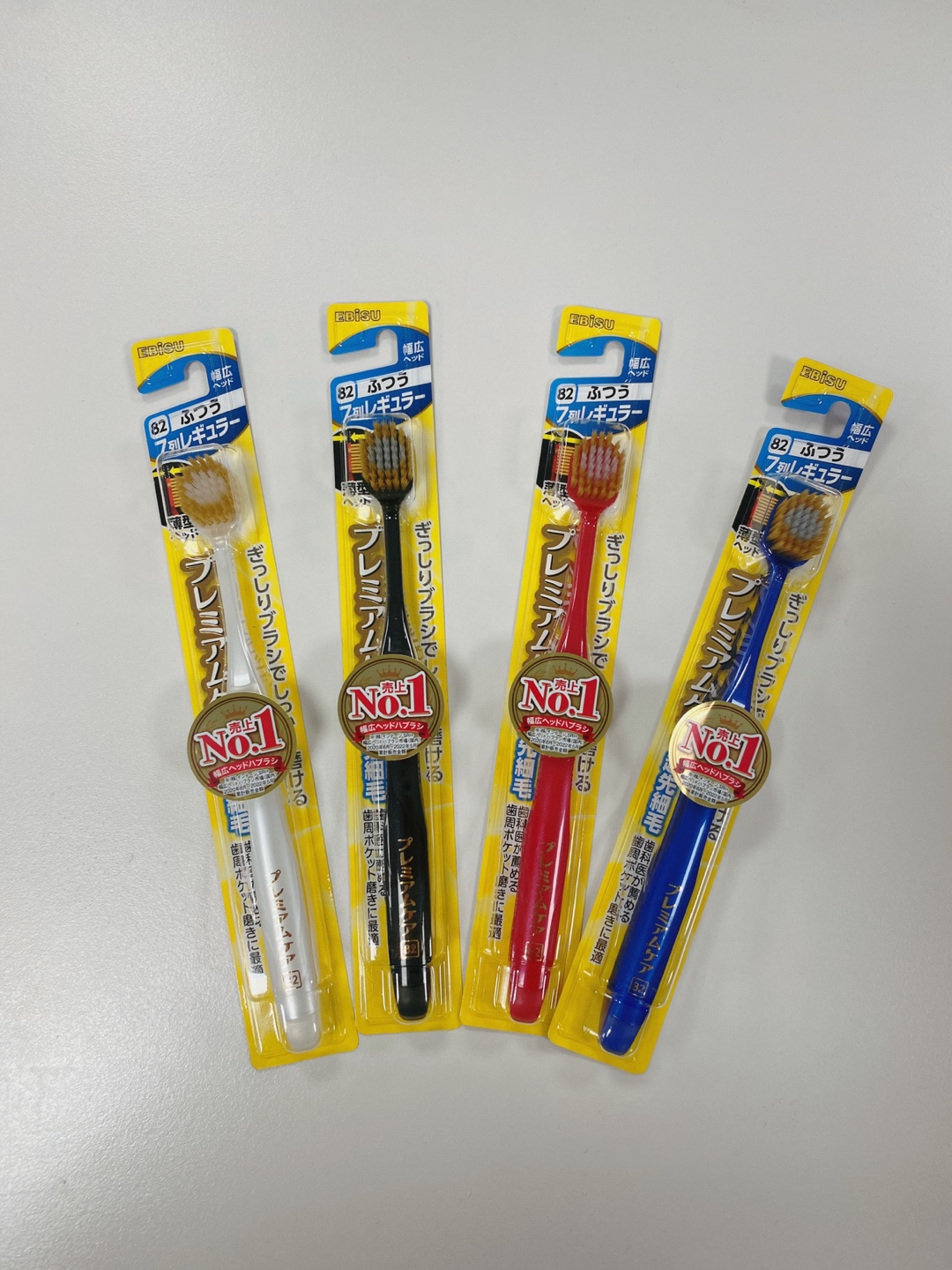 일본직구 에비스 프리미엄 케어 7열 레귤러 보통솔 칫솔 1개 색상랜덤발송 롯데면세점 일본 긴자점 긴자 일본직구