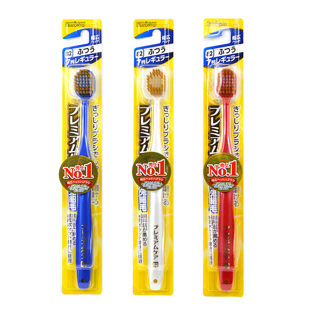 일본직구 에비스 프리미엄 케어 7열 레귤러 보통솔 칫솔 1개 색상랜덤발송 롯데면세점 일본 긴자점 긴자 일본직구